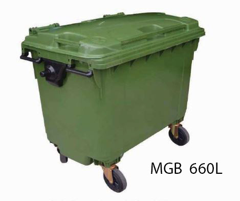 Wheel Bin | Mobile Garbage Bin | Tong Sampah Beroda MGB 660L