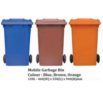 Wheel Bin | Mobile Garbage Bin | Tong Sampah Beroda MGB 120L