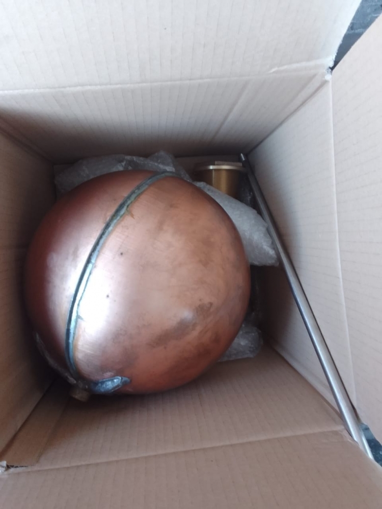 HDPE Water Tank with HEAVY DUTY Brass Float Valve Copper Ball